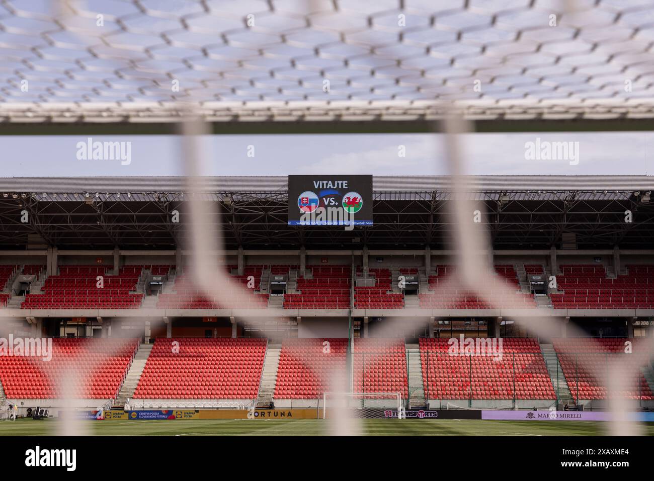 BRATISLAVA, SLOVAKIA - 09 JUNE 2024: General view during the international friendly match ...