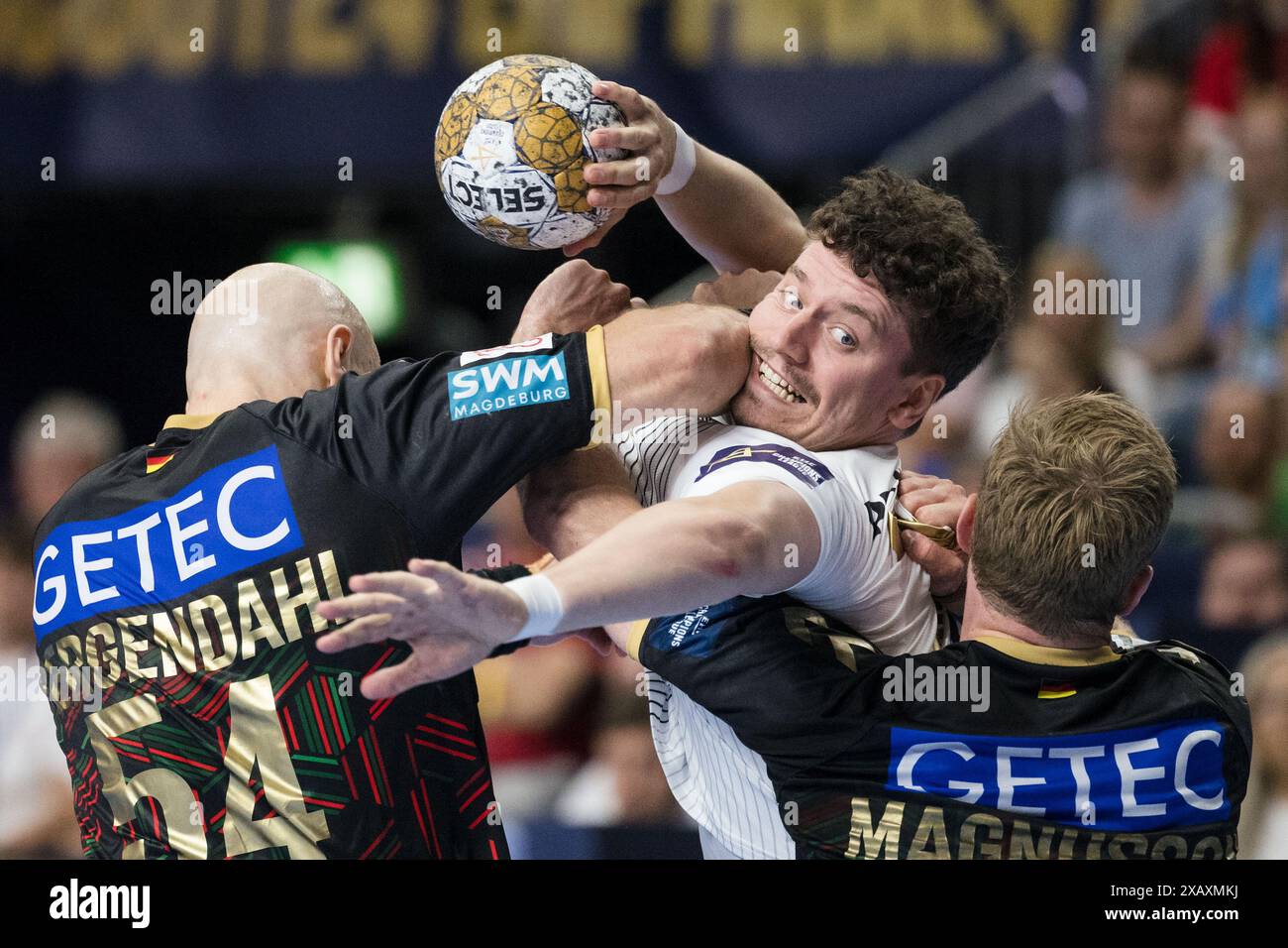 Cologne, Germany. 09th June, 2024. Handball: Champions League, SC ...