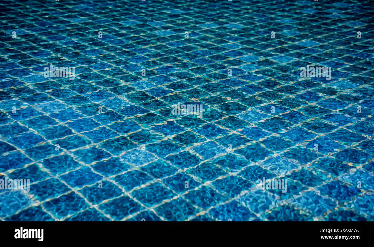 A image of blue water surface in swimming pool Stock Photo - Alamy