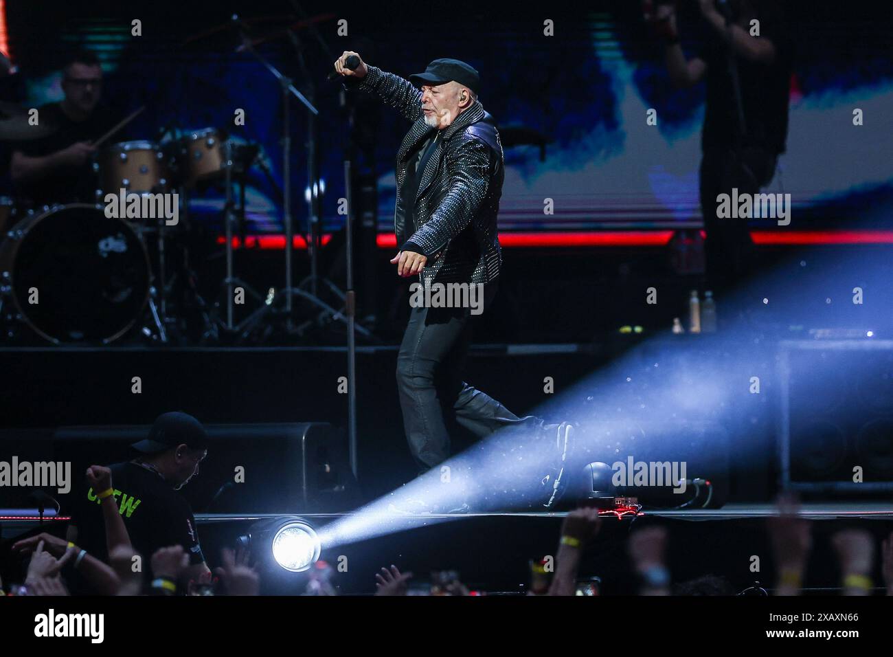 Vasco Rossi performs live on stage during the Vasco Live 2024 at San ...