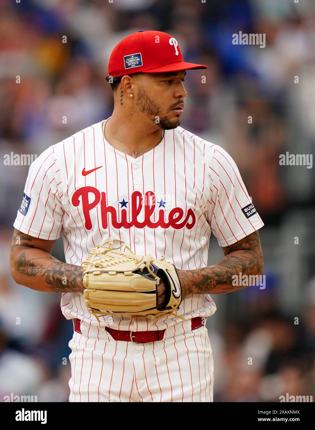 Philadelphia Phillies' Taijuan Walker pitches during game two of the ...