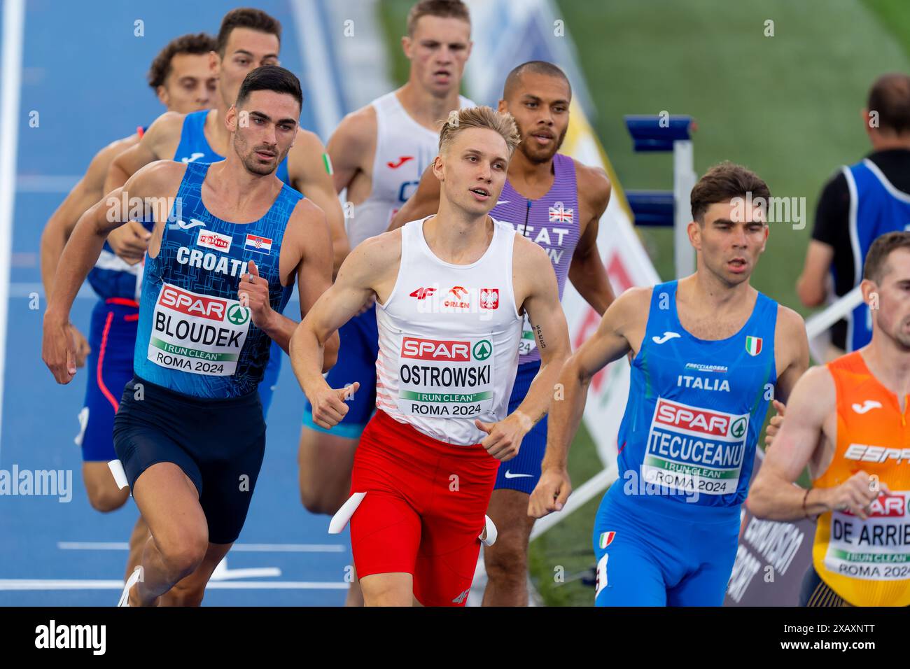 ROME, ITALY - JUNE 8: Filip Ostrowski of Poland competing in the 800m ...