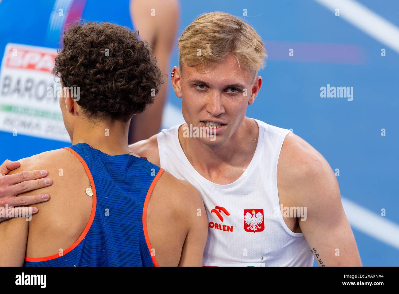Rome, Italy. 08th June, 2024. ROME, ITALY - JUNE 8: Paul Anselmini of France interacts with ...