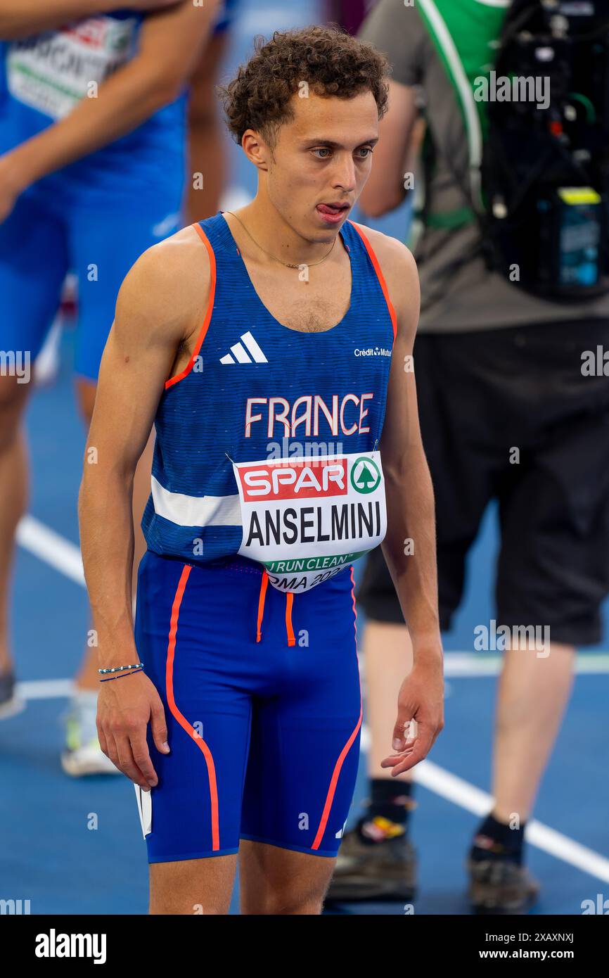 ROME, ITALY - JUNE 8: Paul Anselmini of France before competing in the ...