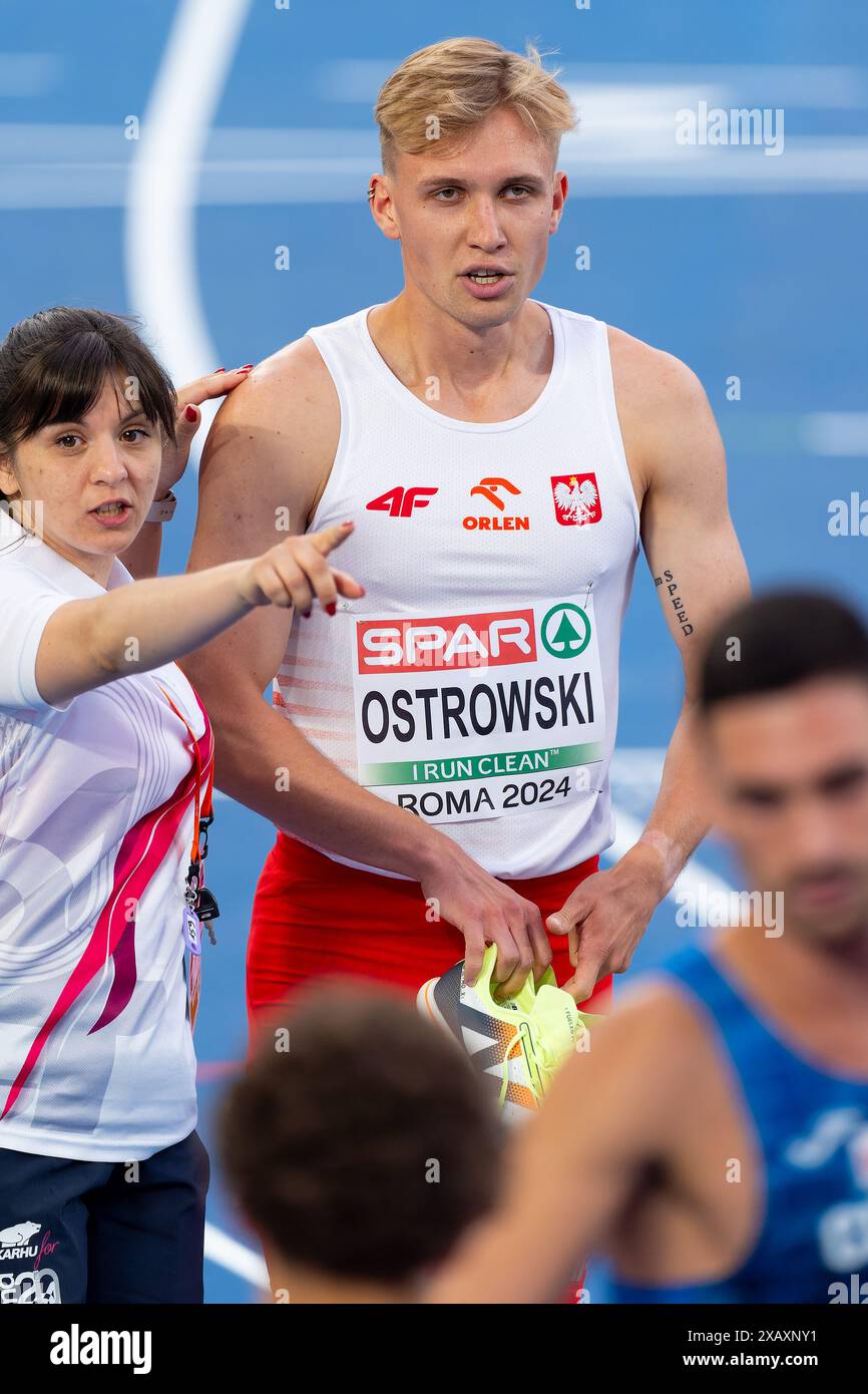 ROME, ITALY - JUNE 8: Filip Ostrowski of Poland after competing in the 800m Men during Day Two ...