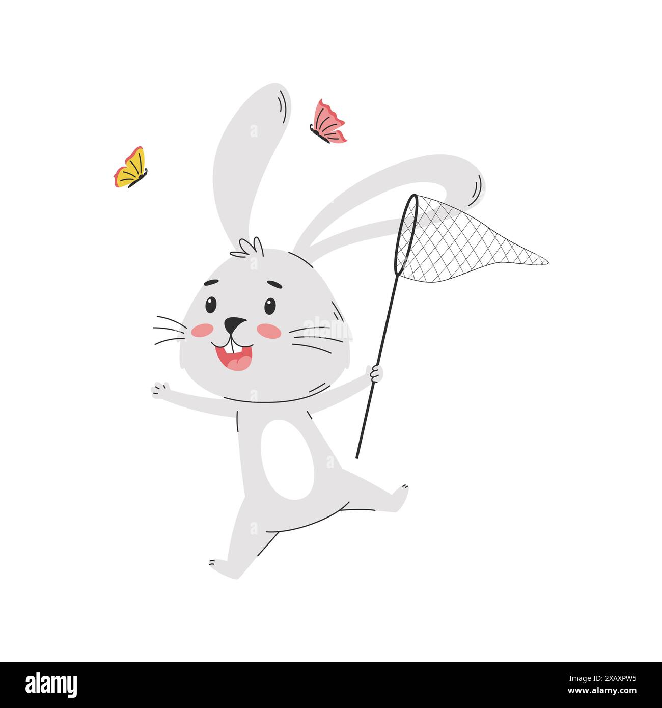 Cartoon illustration kid jumping on hi-res stock photography and images ...