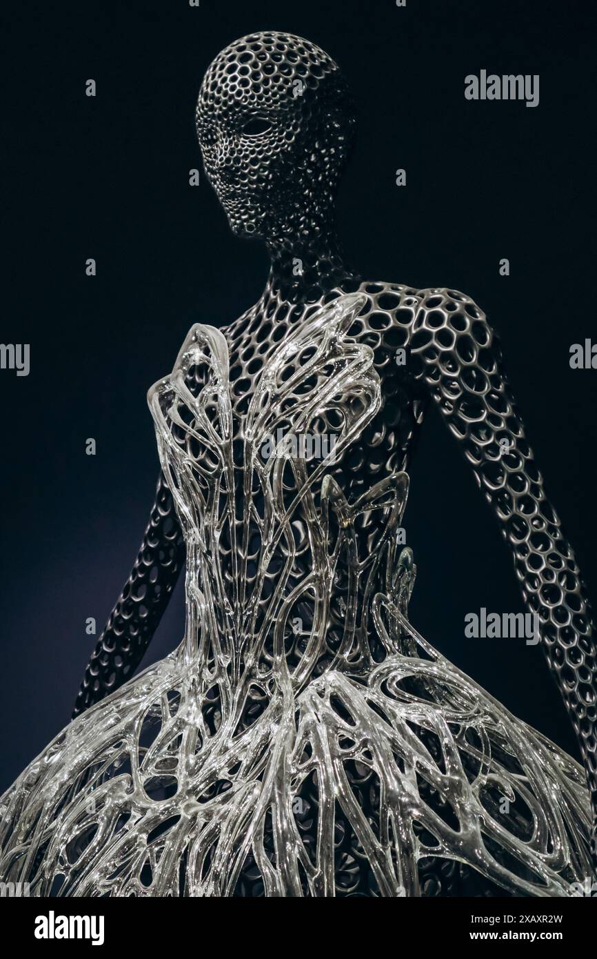 Paris, France - March 9, 2024: Archival couture models of fashion ...