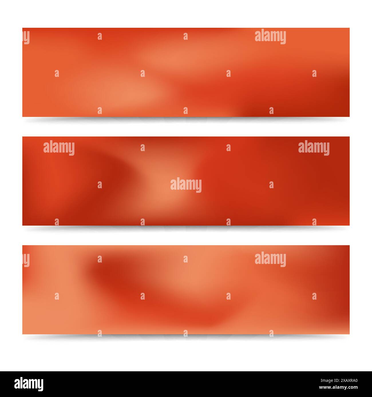 Smooth abstract blurred gradient red banners set. Abstract Creative ...