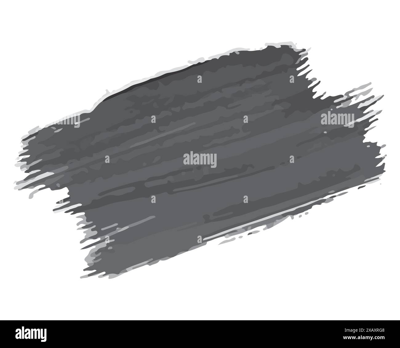 Black hand drawn ink stain. Ink spot isolated on white background ...