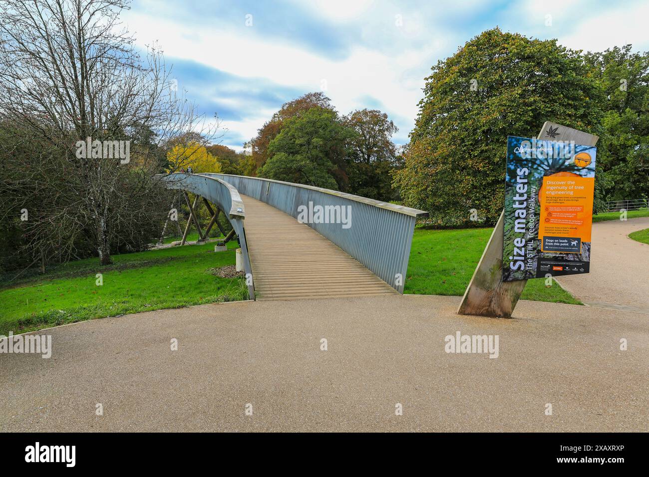 The Stihl Treetop Walkway at the Westonbirt Arboretum, Tetbury ...