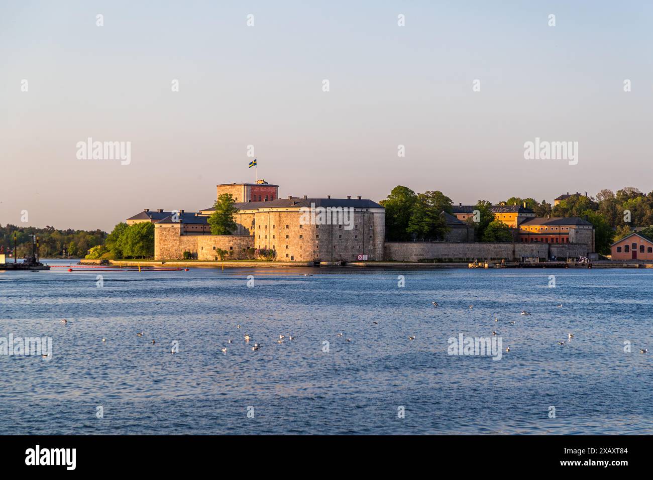 Vaxholm Fortress is a fortification on the island of Vaxholmen in the ...