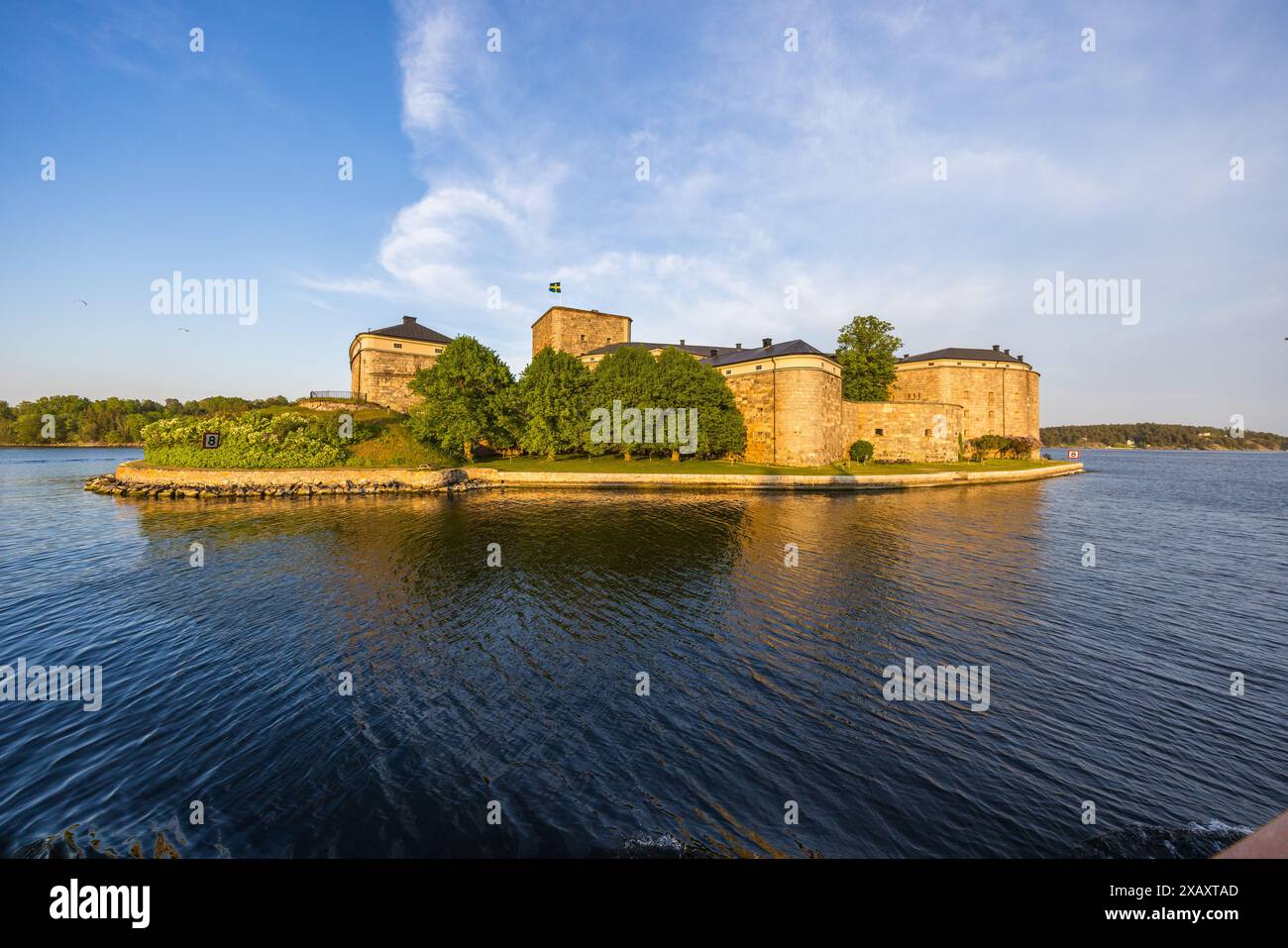 Vaxholm Fortress is a fortification on the island of Vaxholmen in the ...