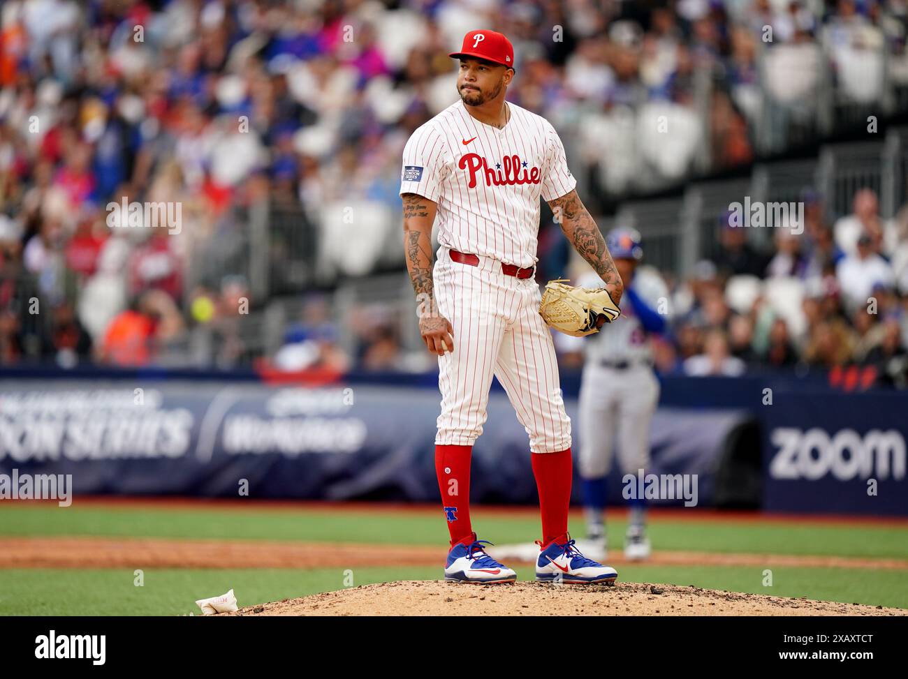 Philadelphia Phillies' Taijuan Walker pitches during game two of the ...