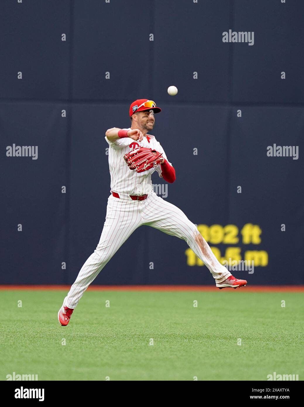 Philadelphia Phillies' Whit Merrifield in the field during game two of ...