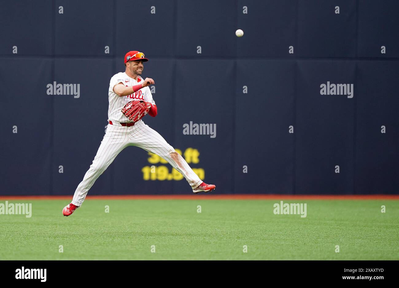 Philadelphia Phillies' Whit Merrifield in the field during game two of ...