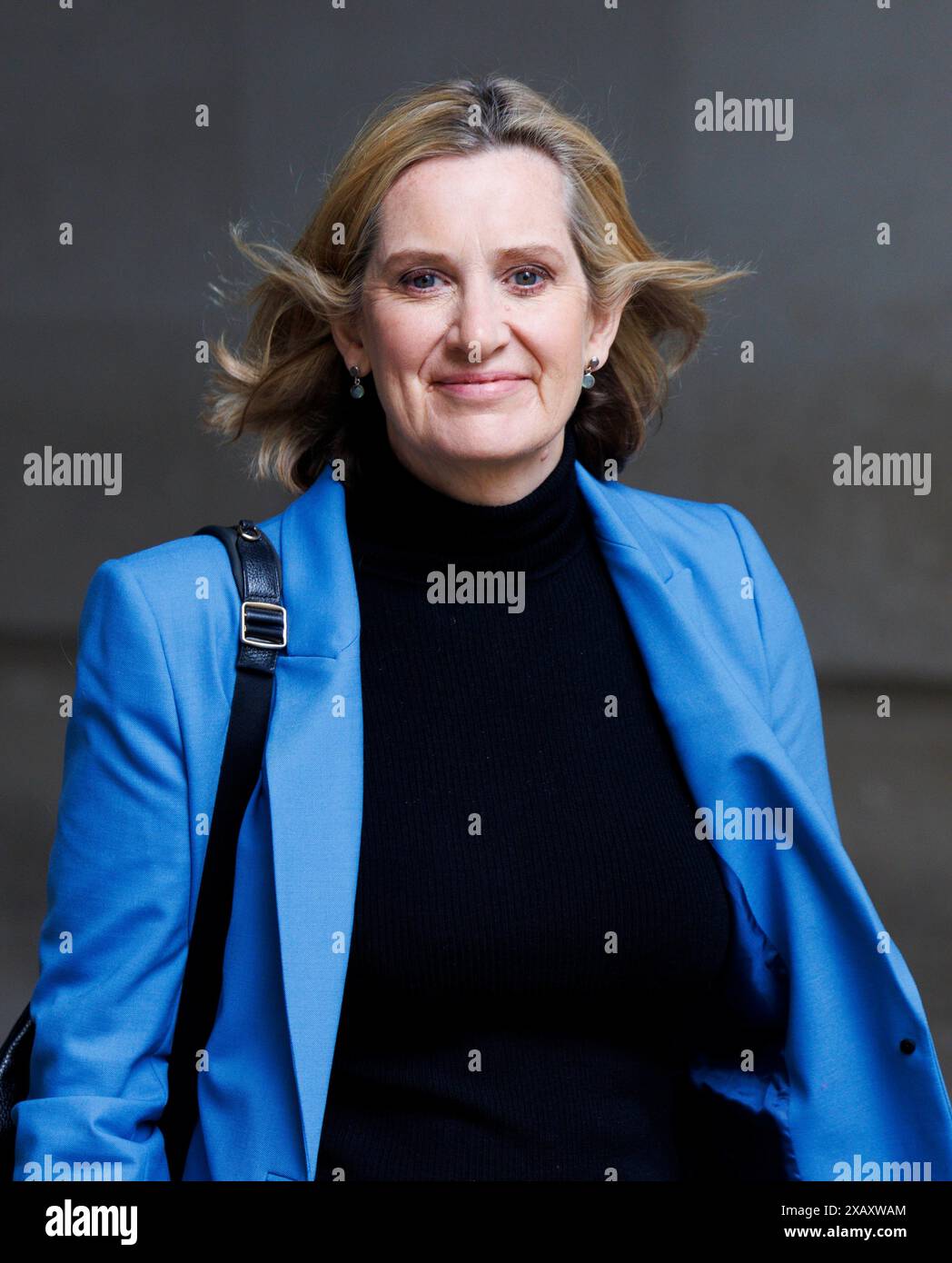 London, UK. 9th June, 2024. Former Home Secretary, Amber Rudd, at the ...