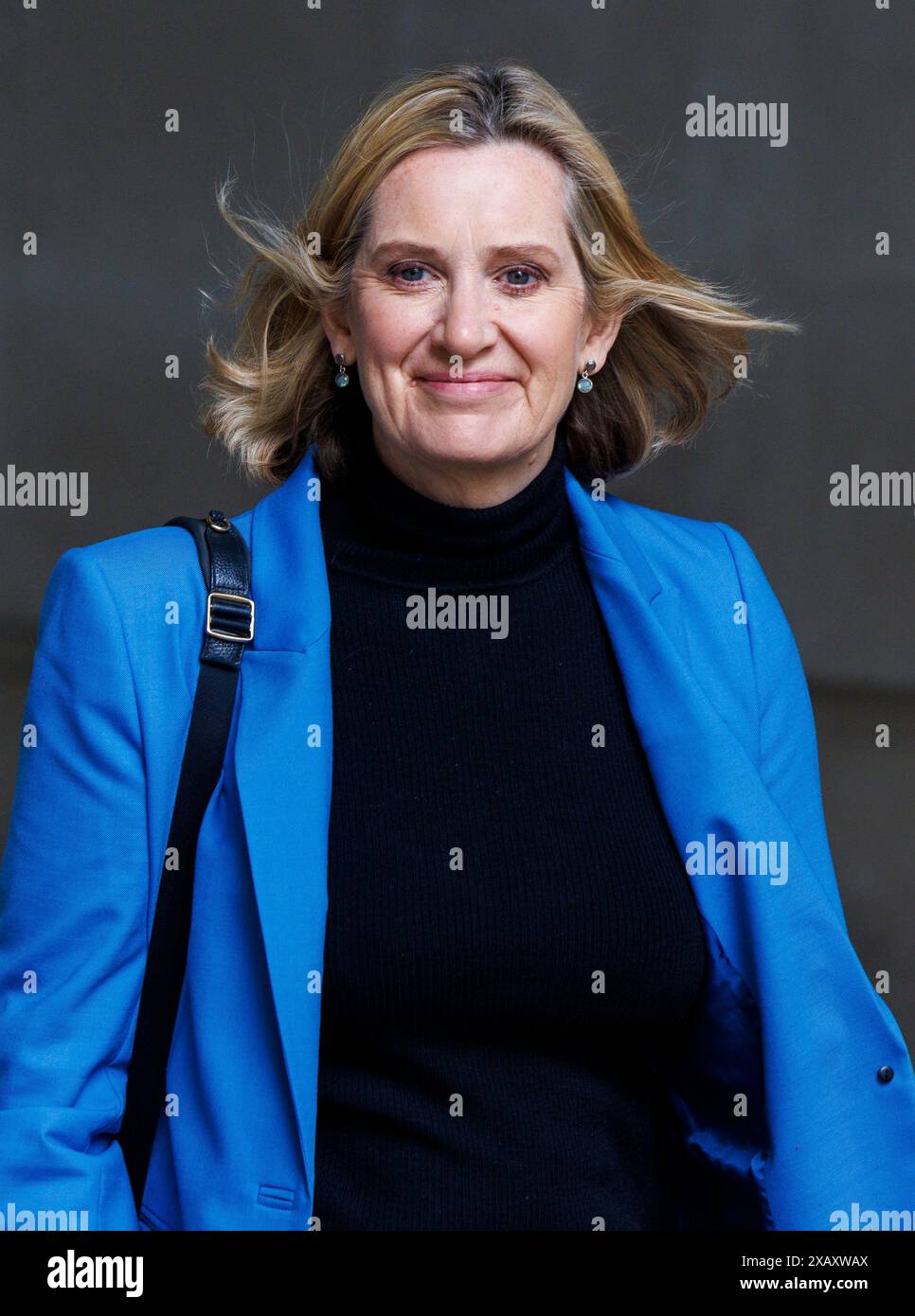 London, UK. 9th June, 2024. Former Home Secretary, Amber Rudd, at the ...