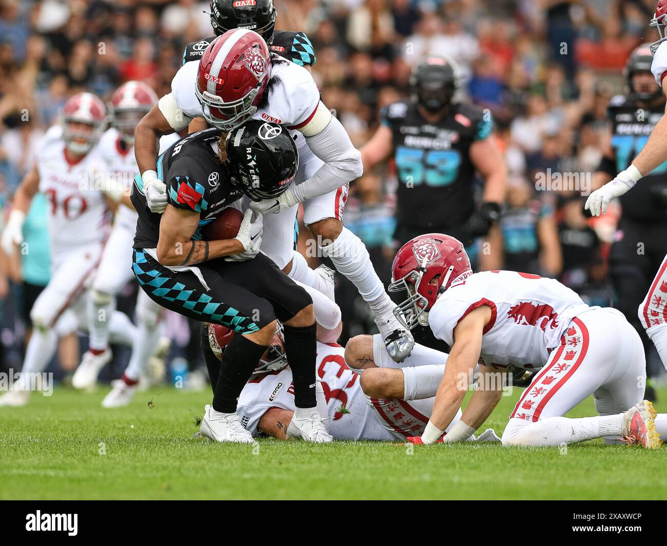 Lorenz Regler (Munich Ravens #86), Munich Ravens vs. Prague Lions ...