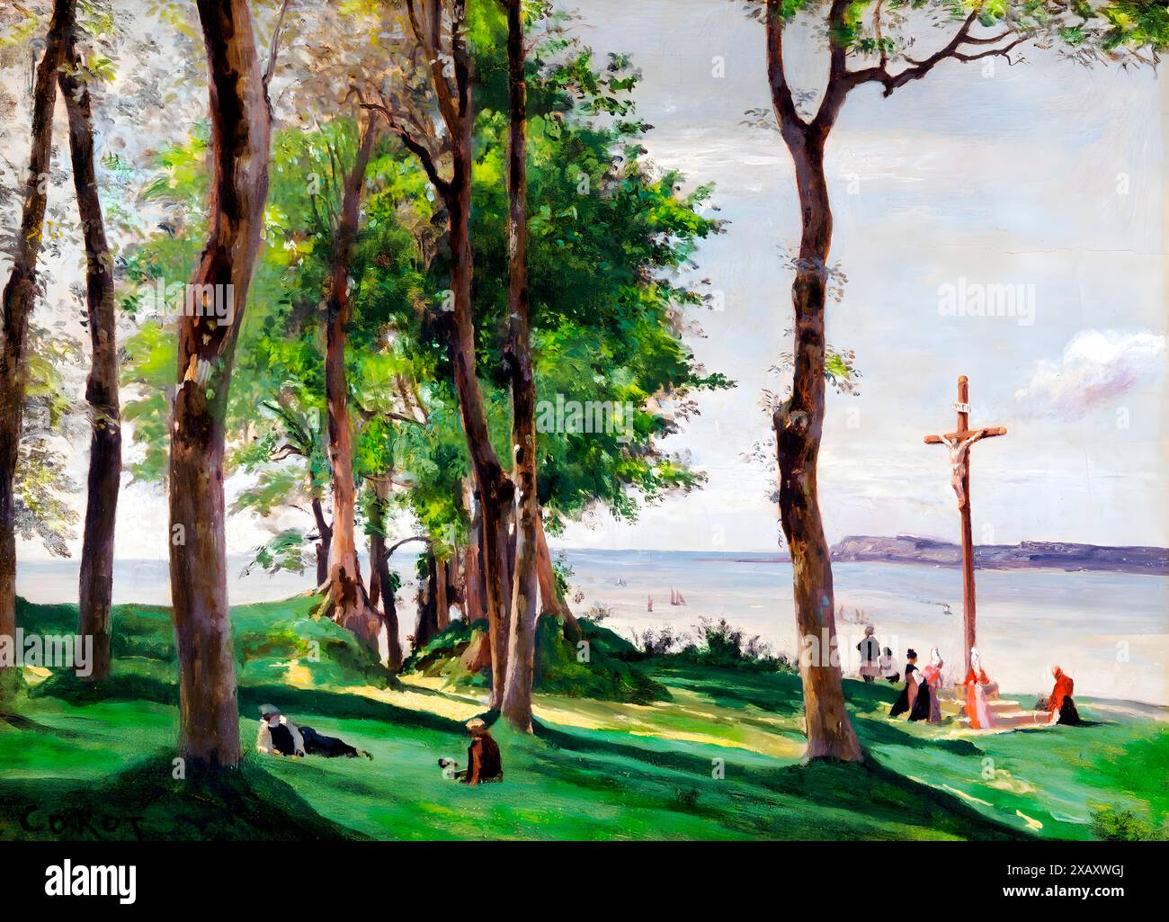 Honfleur park hi-res stock photography and images - Alamy