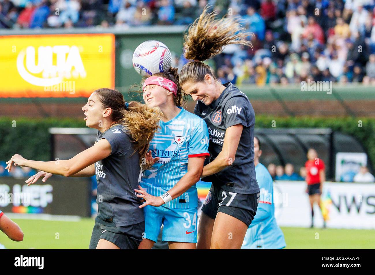 Chicago, Illinois, USA. 08th June, 2024. Bay FC midfielder Joelle ...
