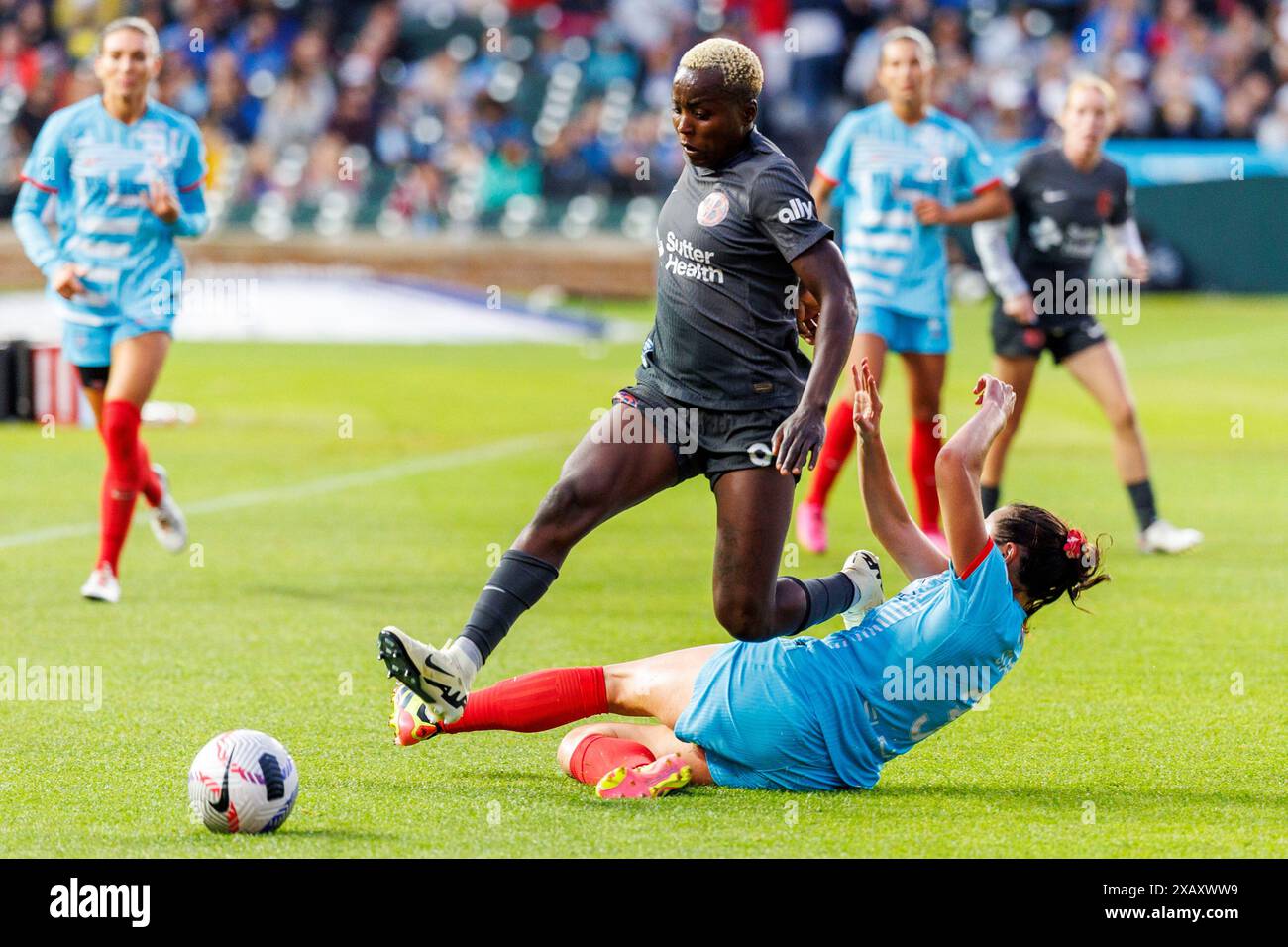 Chicago, Illinois, USA. 08th June, 2024. Chicago Red Stars defender Sam ...