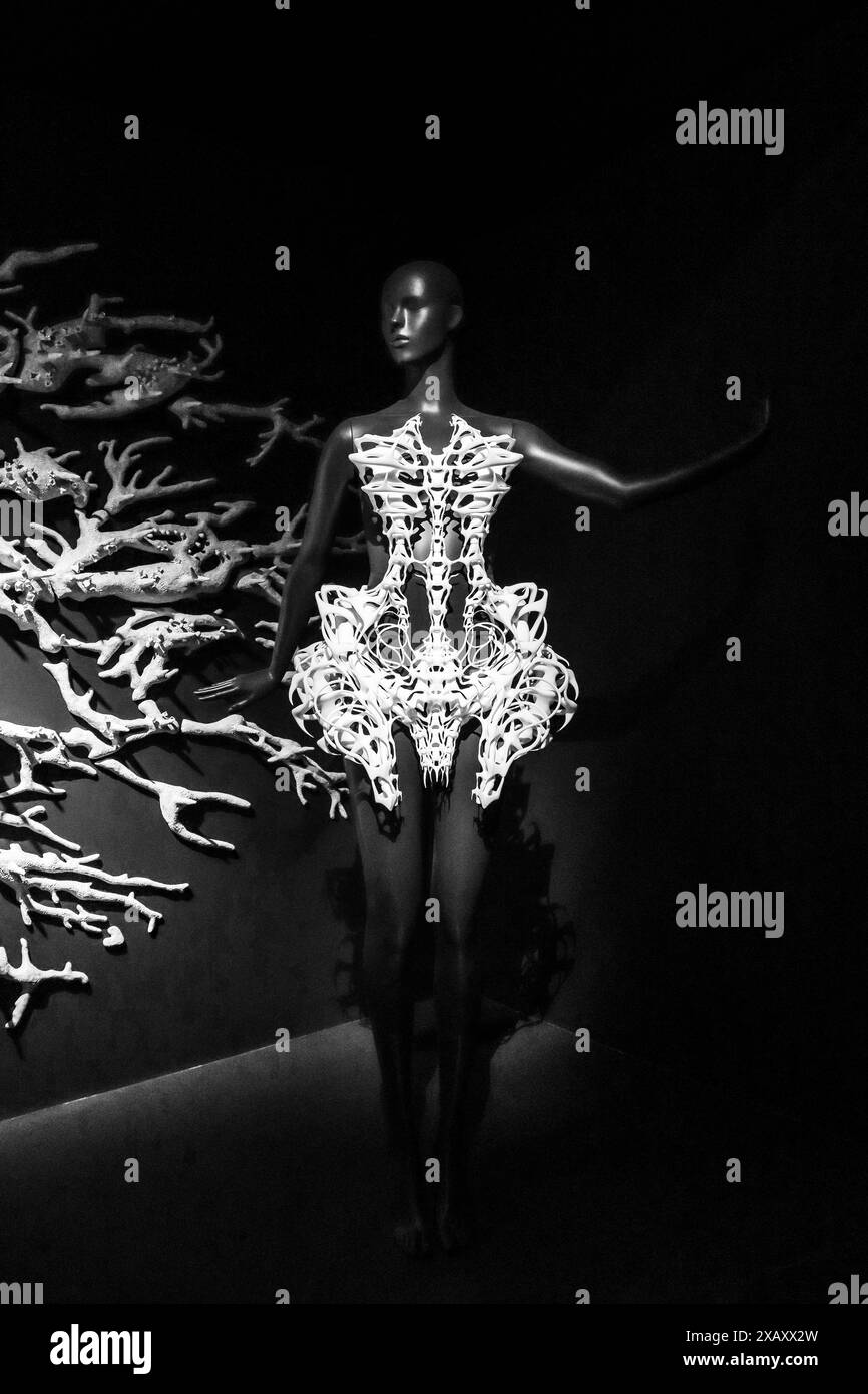 Paris, France - March 9, 2024: Archival couture models of fashion ...