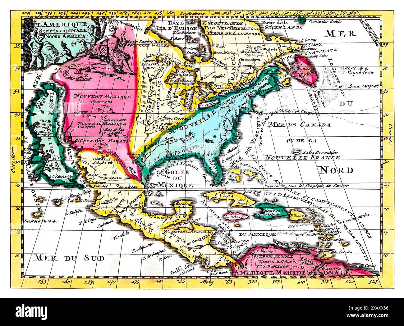 1735 world map Cut Out Stock Images & Pictures - Alamy