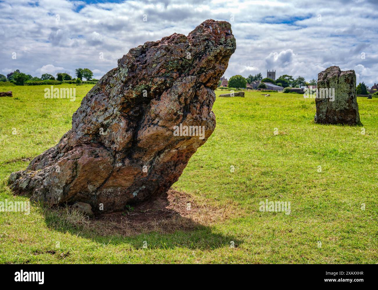 Sarsen stones of Stanton Drew neolithic stone circle the second largest ...