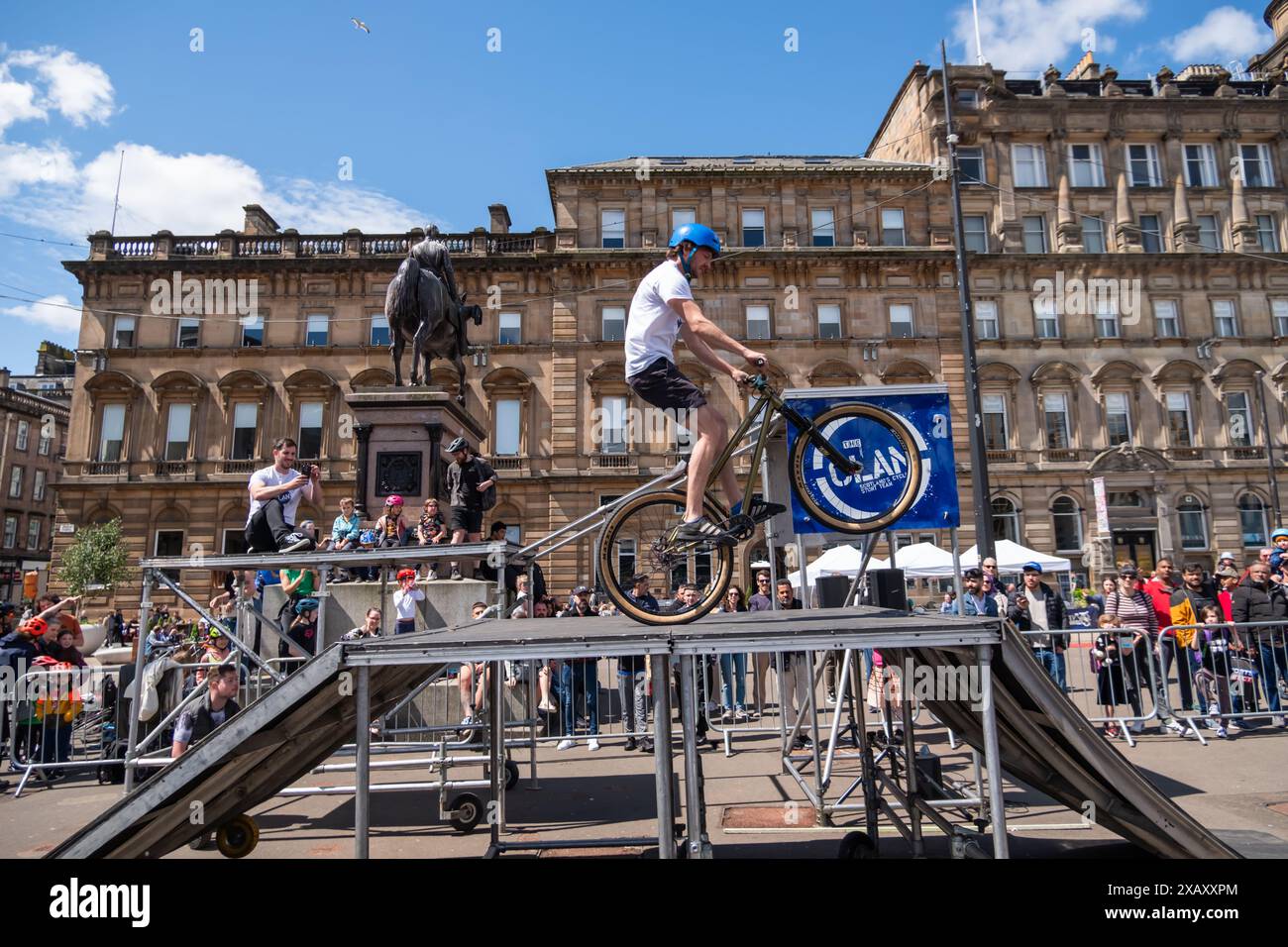 Glasgow, Scotland, UK. 9th June, 2024. Members of The Clan, Scotland's ...