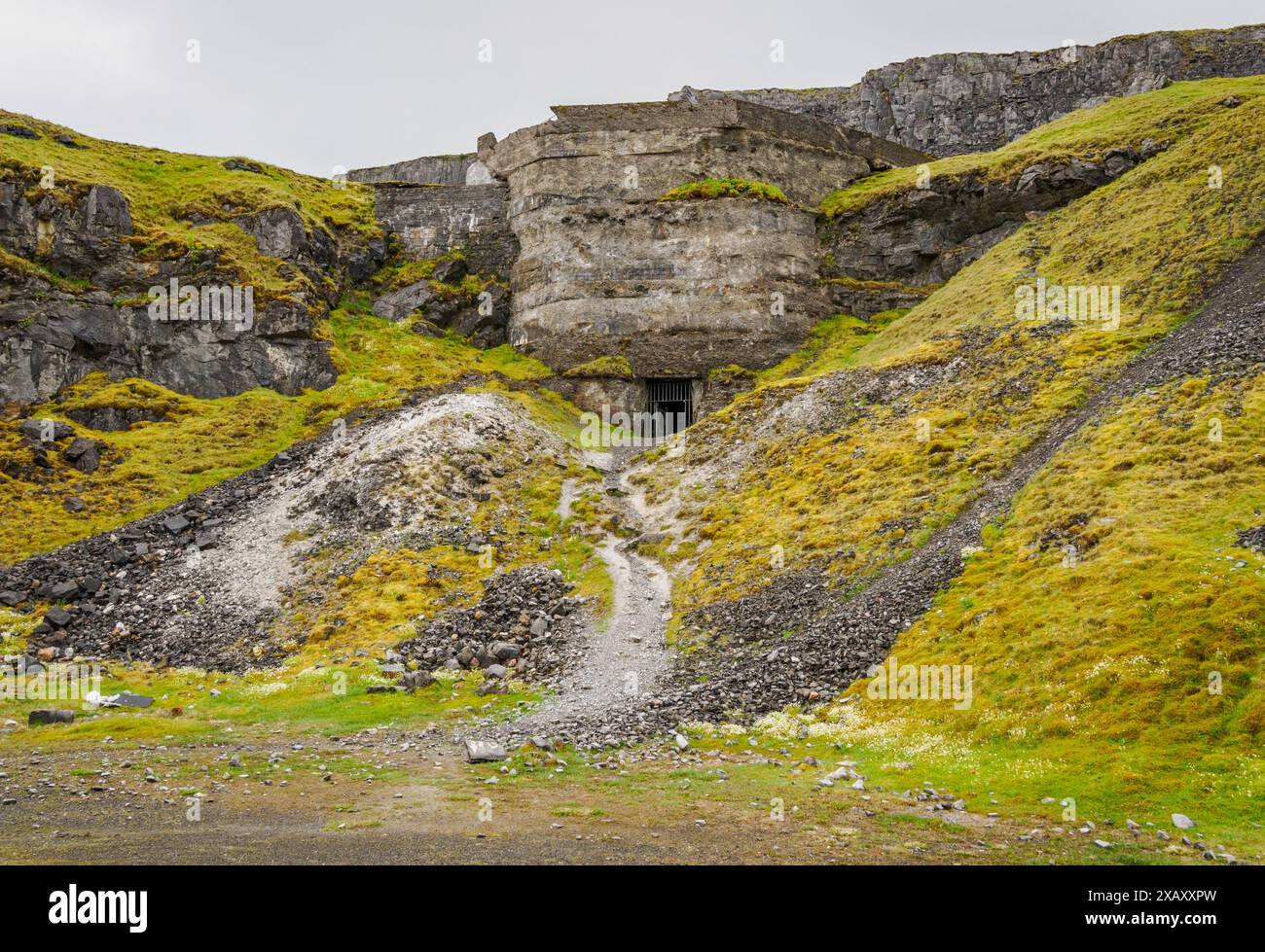 Lime kilns at Herbert's Quarry or the Black Mountain Quarries in the ...