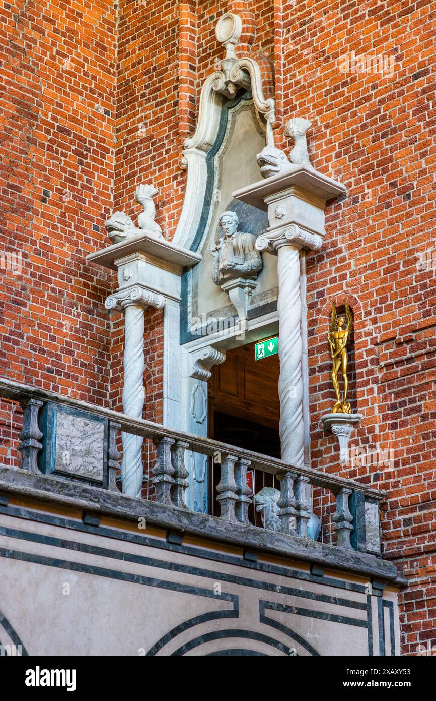 Blue Hall in the Stadshuset. Stockholm City Hall is the seat of the ...