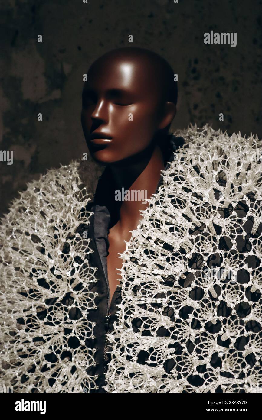 Paris, France - March 9, 2024: Archival couture models of fashion ...