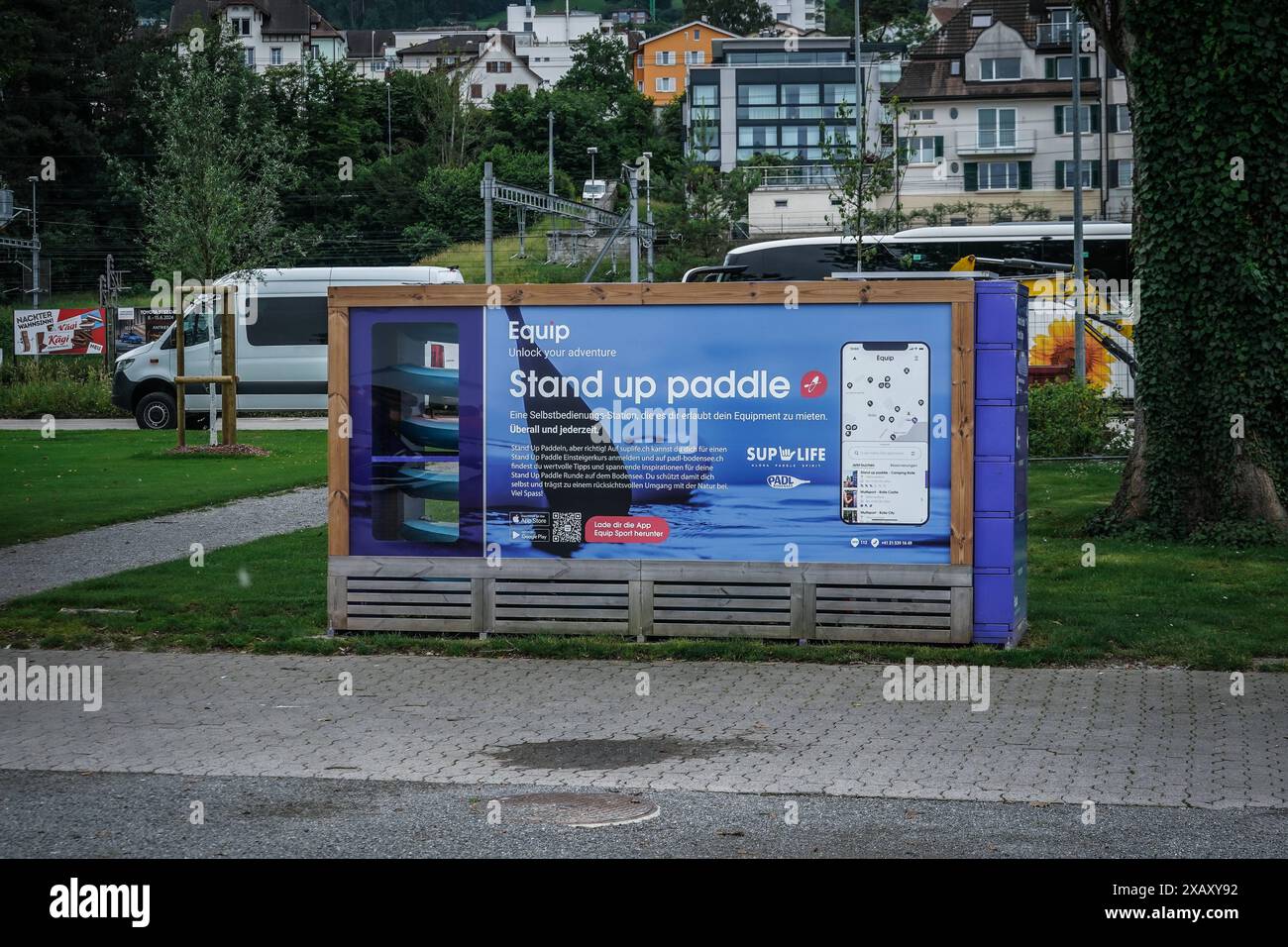 Qr code stand hi-res stock photography and images - Alamy