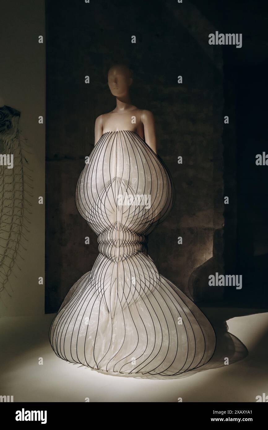 Paris, France - March 9, 2024: Archival couture models of fashion ...