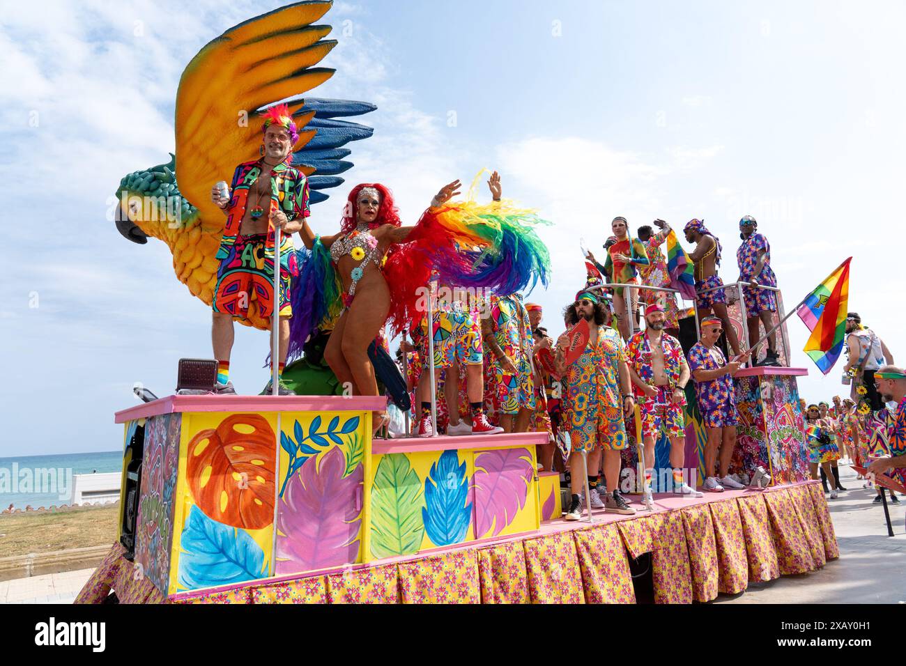 Sitges, Barcelona, Spain. 9th June, 2024. Sitges Pride 2024. Sitges ...