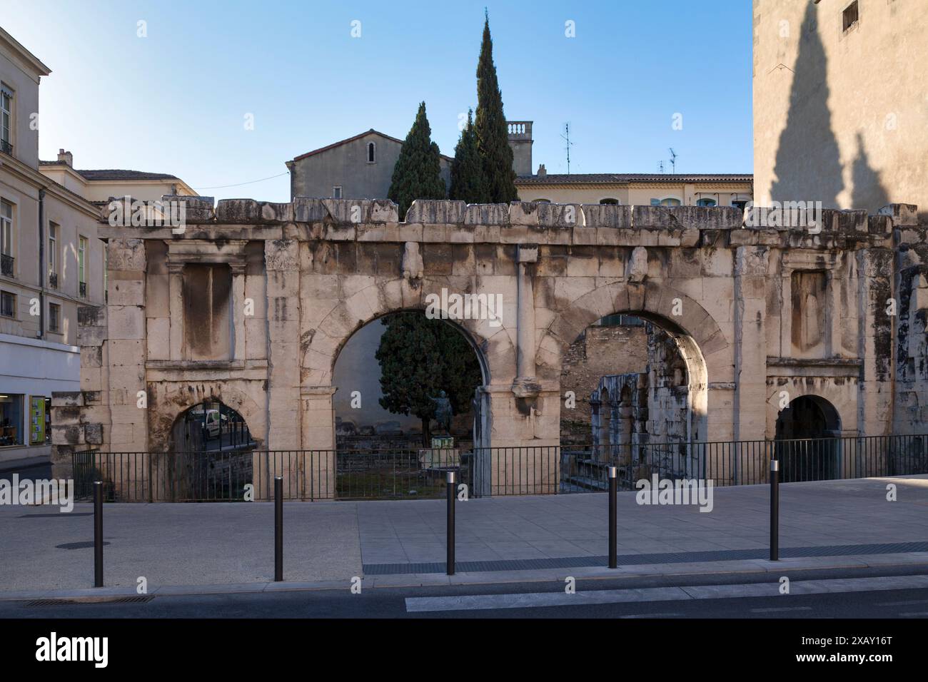 The Augustus Gate (French: Porte d'Auguste), a roman monument built in ...