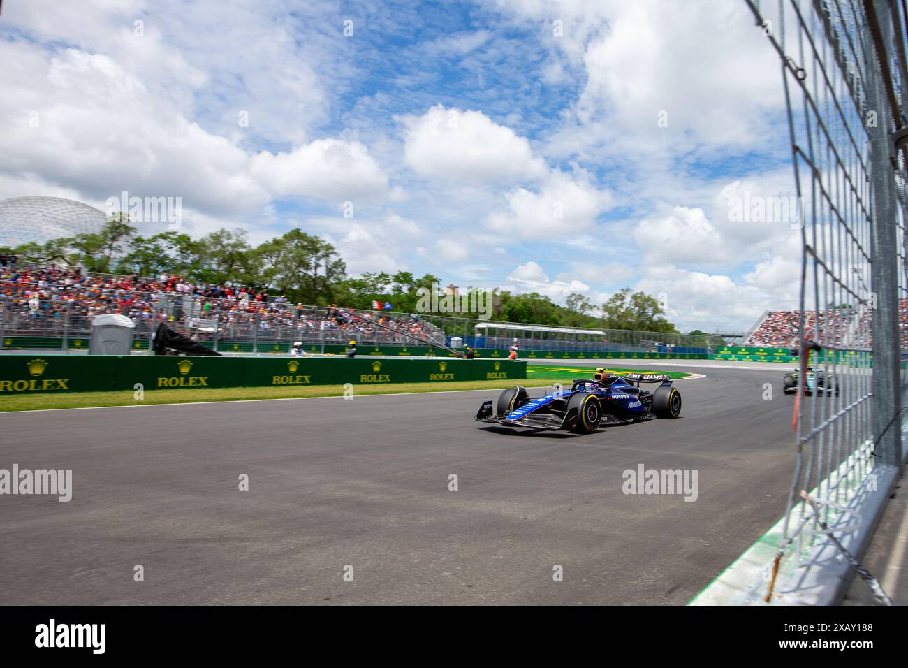 Montreal, Canada. 8 Jun, 2024. Logan Sargeant of United States driving ...