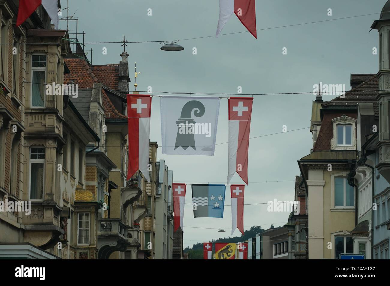Kantonale fahnen hi-res stock photography and images - Alamy