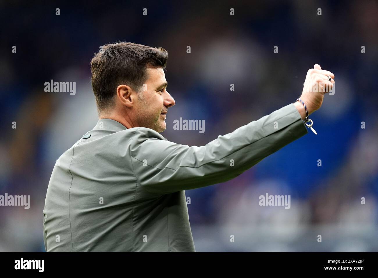 World XI head coach Mauricio Pochettino before Soccer Aid for UNICEF ...