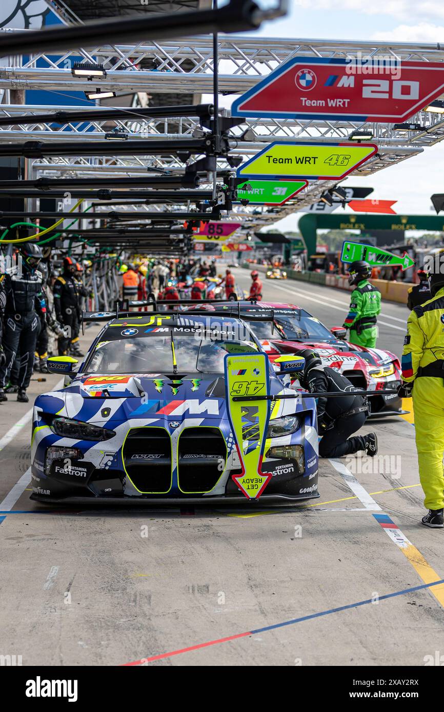 Le Mans, France, June 09 2024#46 Team WRT (BEL) BMW M4 (LMGT3) - Ahmad ...