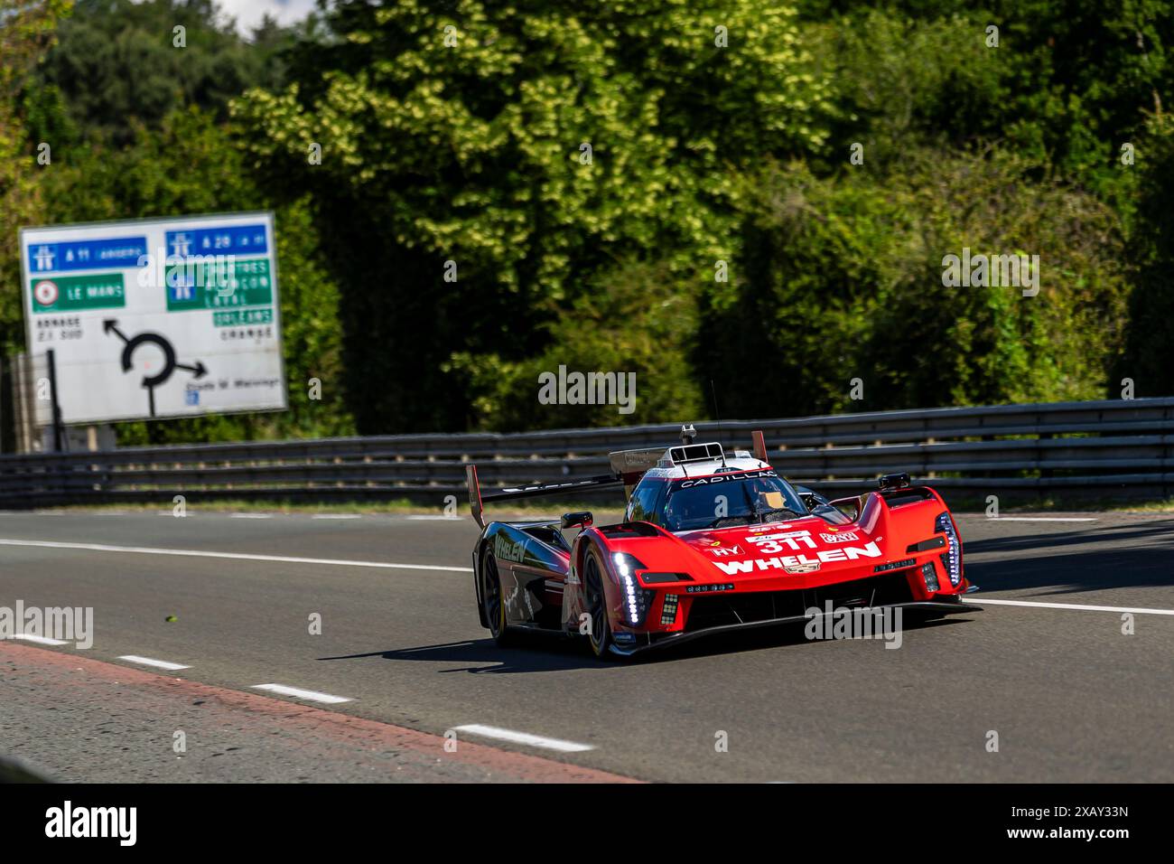 Le Mans, France, June 09 2024#311 Whelen Cadillac Racing (USA) Cadillac V-Series.R (HY) - Luis ...
