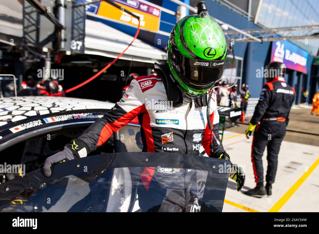 Le Mans, France. 09th June, 2024. HAWKSWORTH Jack (gbr), Akkodis ASP ...