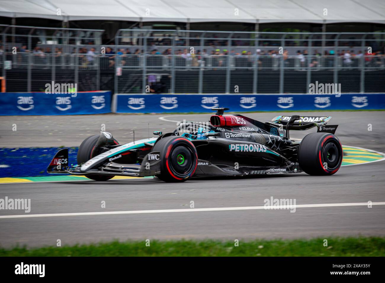 Montreal, Canada. 8 Jun, 2024. George Russell of uk driving the (63 ...