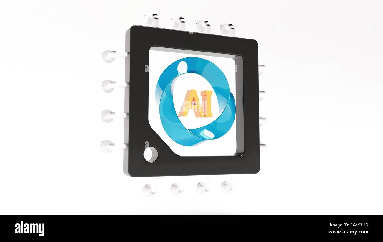 Glass ai chip technology hi-res stock photography and images - Alamy