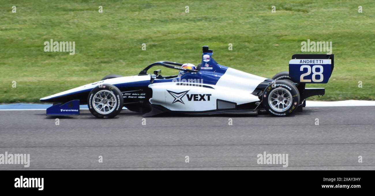 IndyNXT driver Jamie Chadwick competing in the Indianapolis Grand Prix ...
