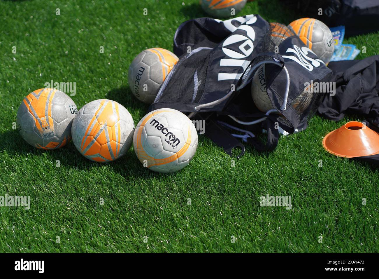 Macron soccer balls hi-res stock photography and images - Alamy