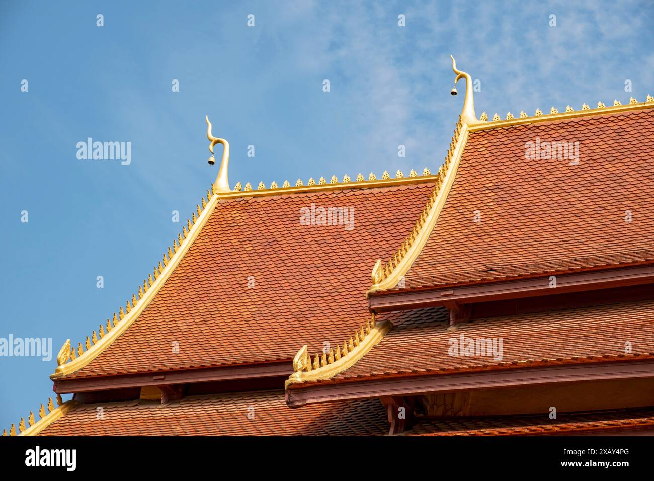 Roof, architectural detail, Wat Mixai, Vientiane, Laos Stock Photo - Alamy
