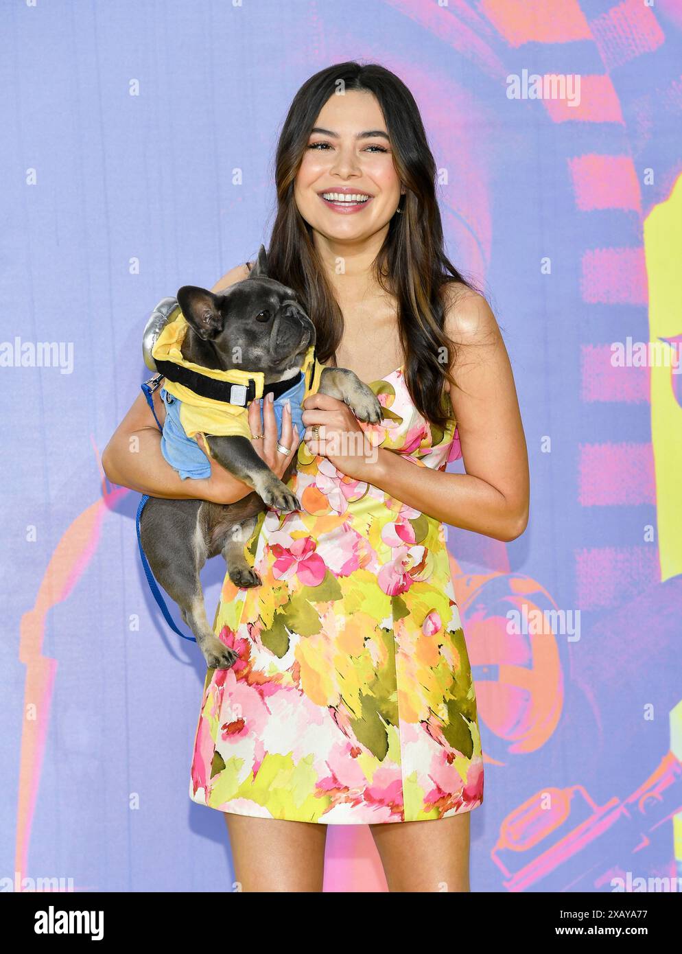 Miranda Cosgrove attends the premiere of "Despicable Me 4" at Rose ...