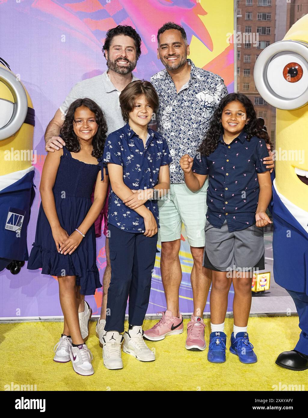 Thomas Curcio and José Rolón attend the 'Despicable Me 4' Premiere in ...