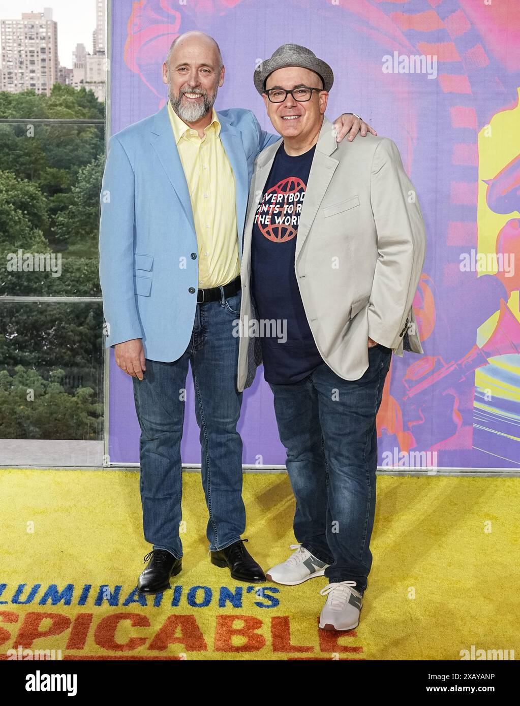 Chris Renaud and Ken Daurio attend the 'Despicable Me 4' Premiere in ...